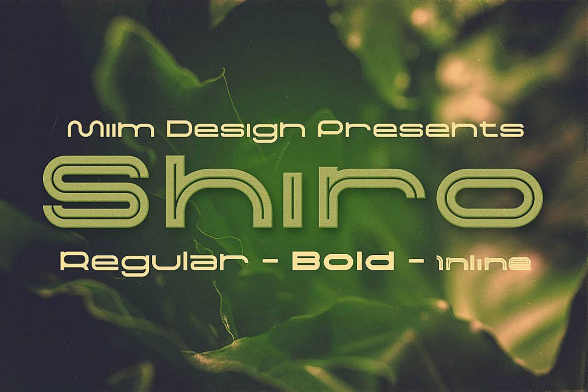 Shiro - Modern Font | Deeezy