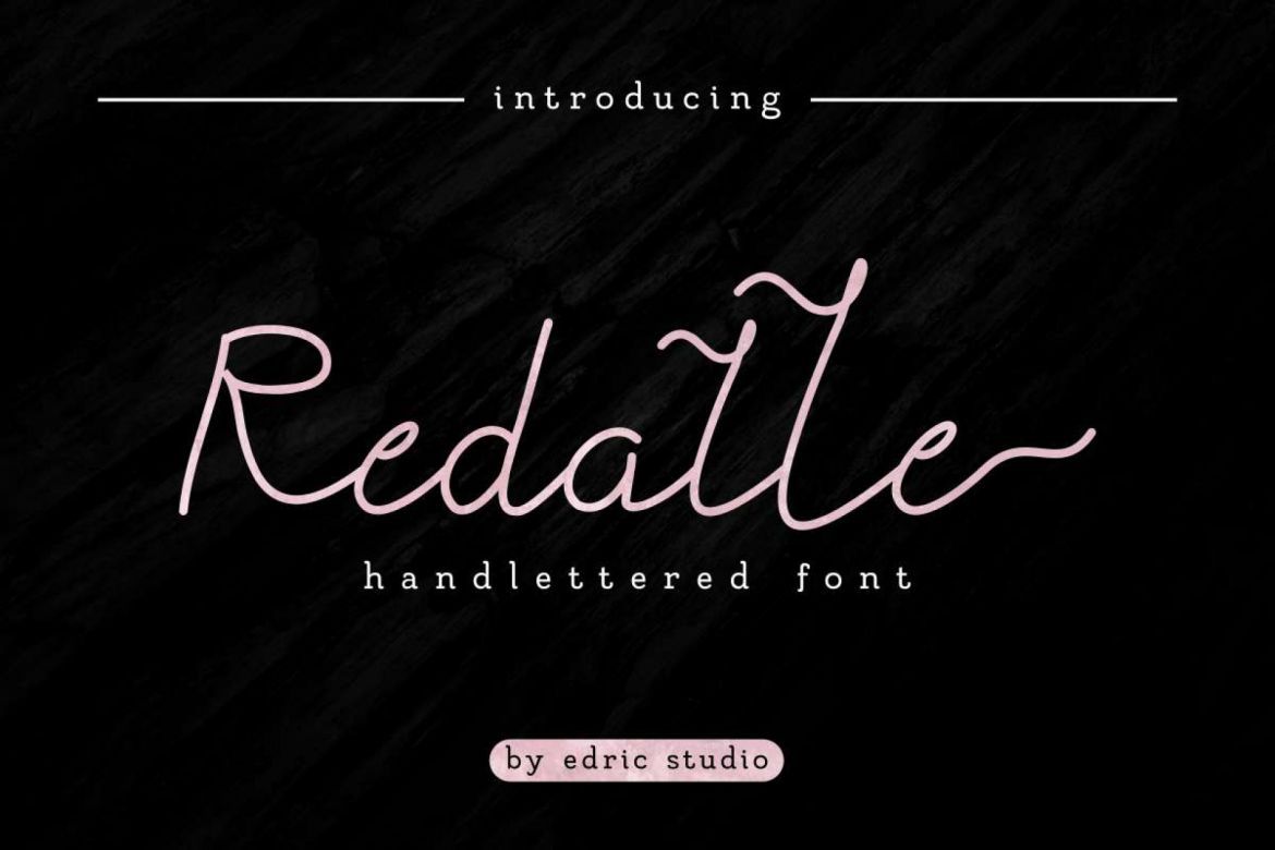 Redalle Monoline Font | Deeezy