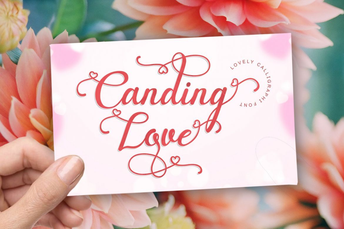 Canding Love - Font Script | Deeezy