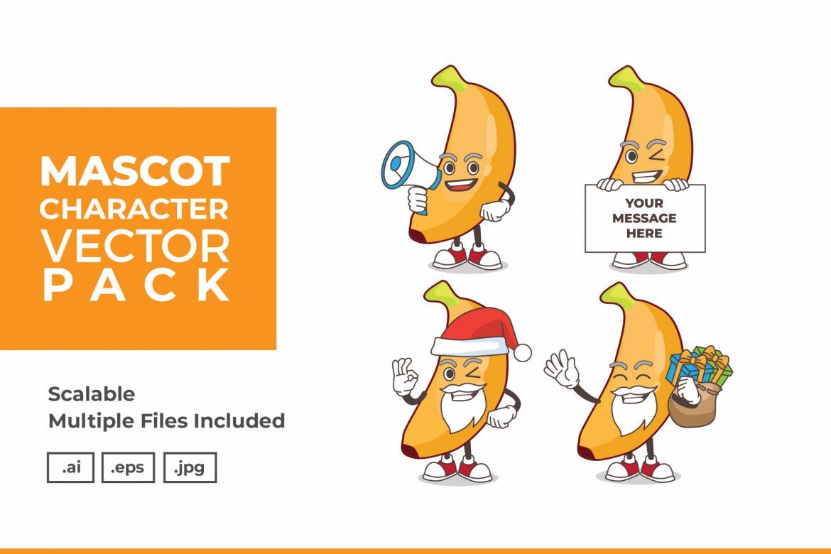 Mascot & Sticker Character Vector Pack Vol 100 | Deeezy