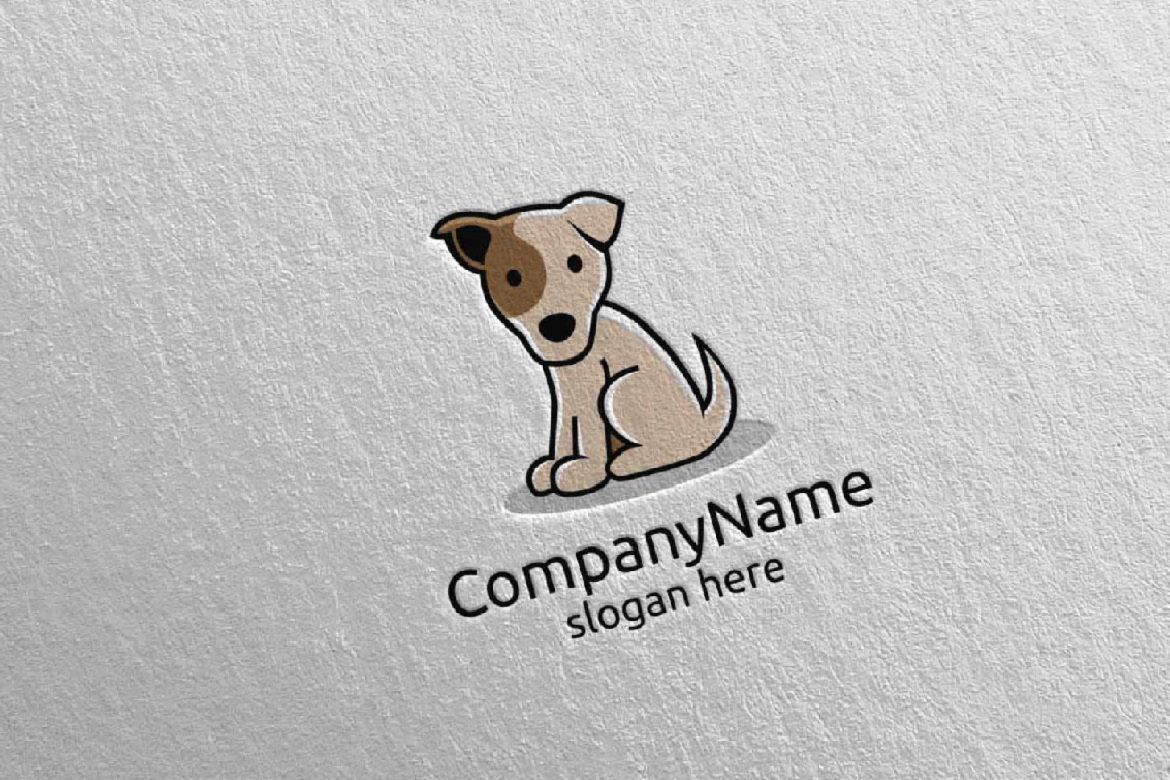Dog Logo for Pet Shop, Veterinary, or Dog Lover Concept 4 | Deeezy