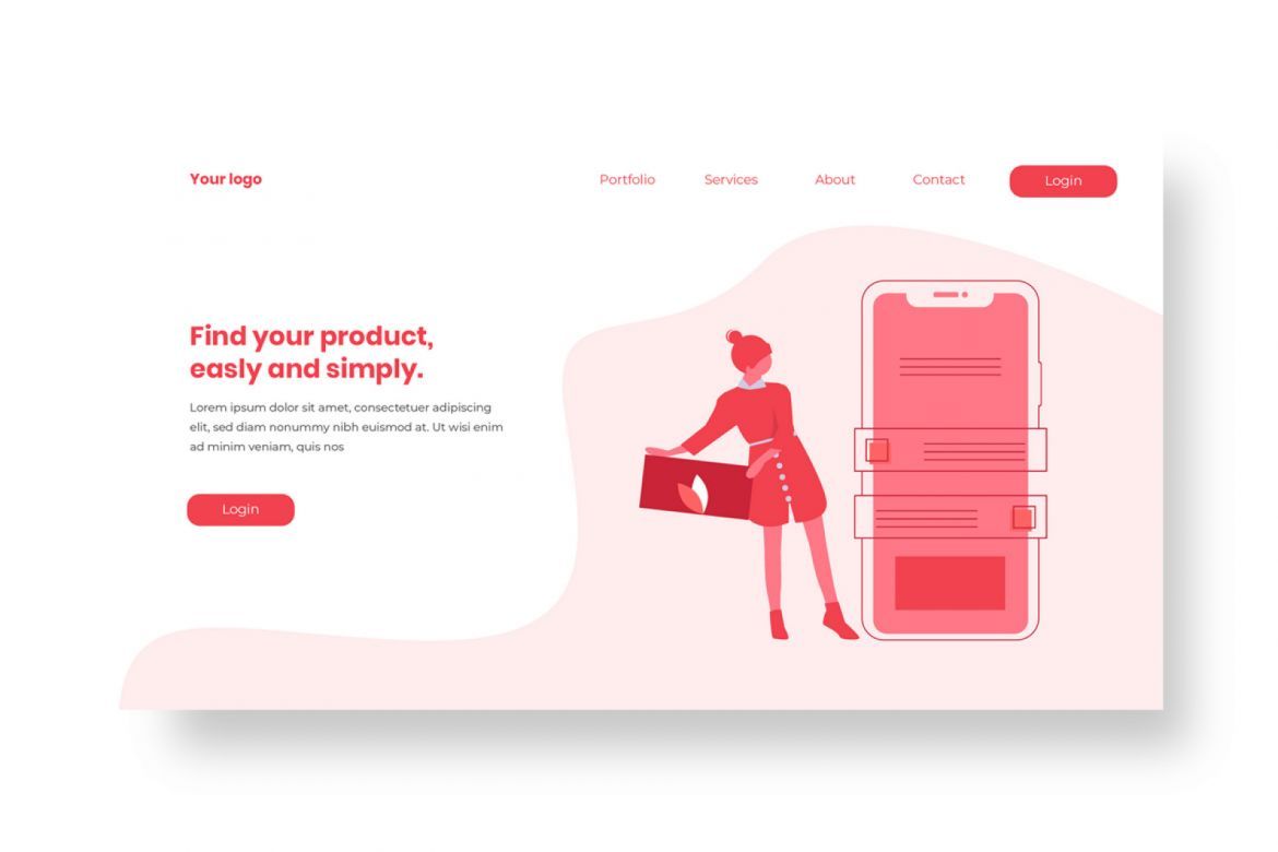 Minimalist Landing Page Vol. 3 | Deeezy