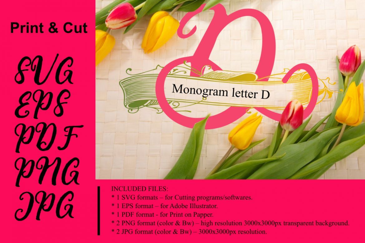 Monogram Letter D | Deeezy