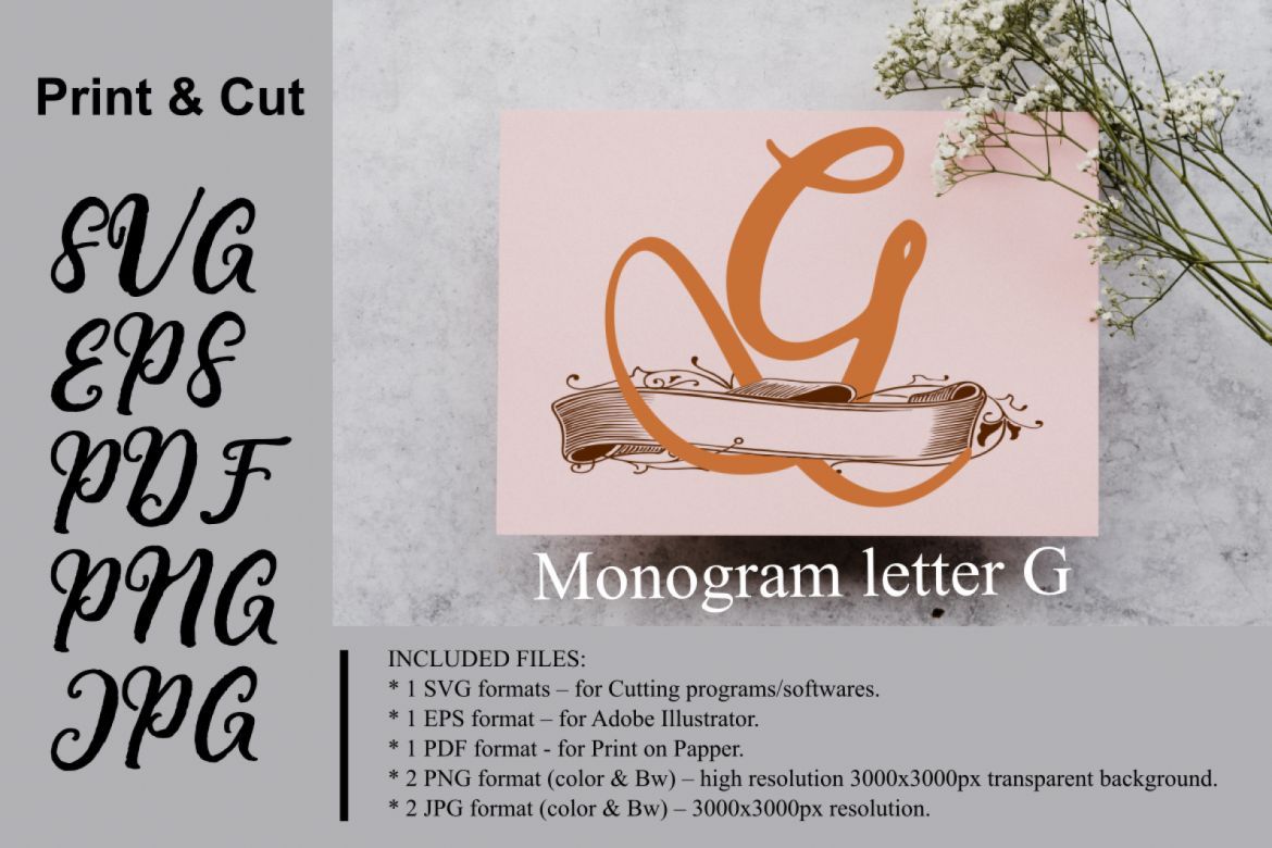 Monogram Letter G | Deeezy