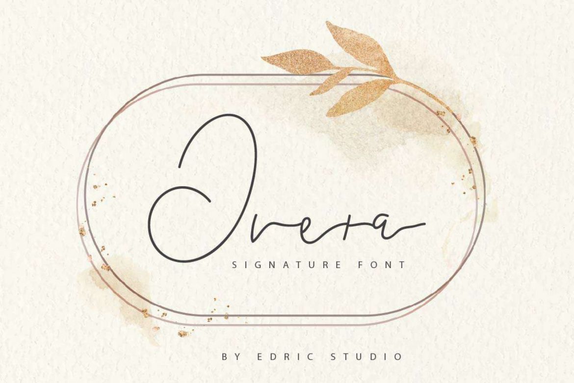 Overa Signature Font | Deeezy