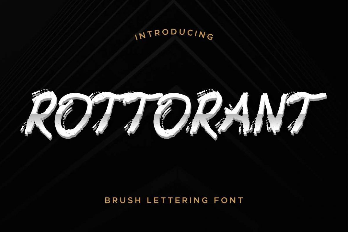 Rottorant Rough Font | Deeezy