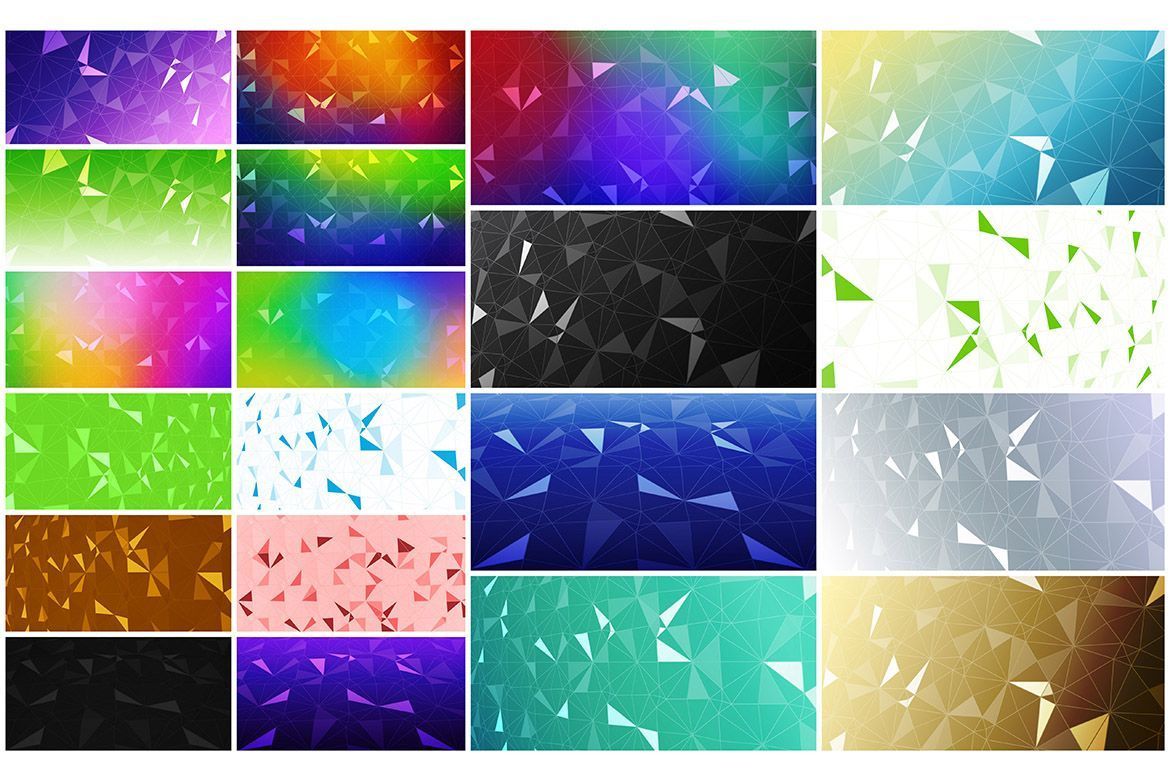 Flat Triangles Backgrounds | Deeezy
