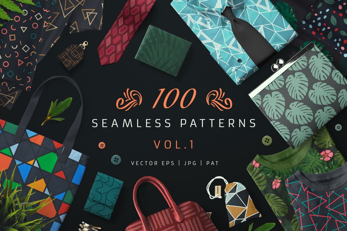 100 Seamless Patterns Vol.1 | Deeezy