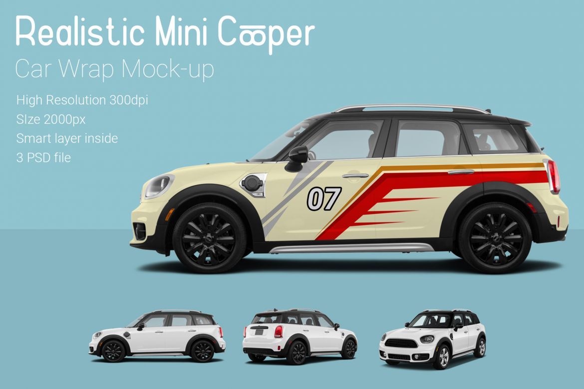 Mini Cooper Car Mock-Up | Deeezy