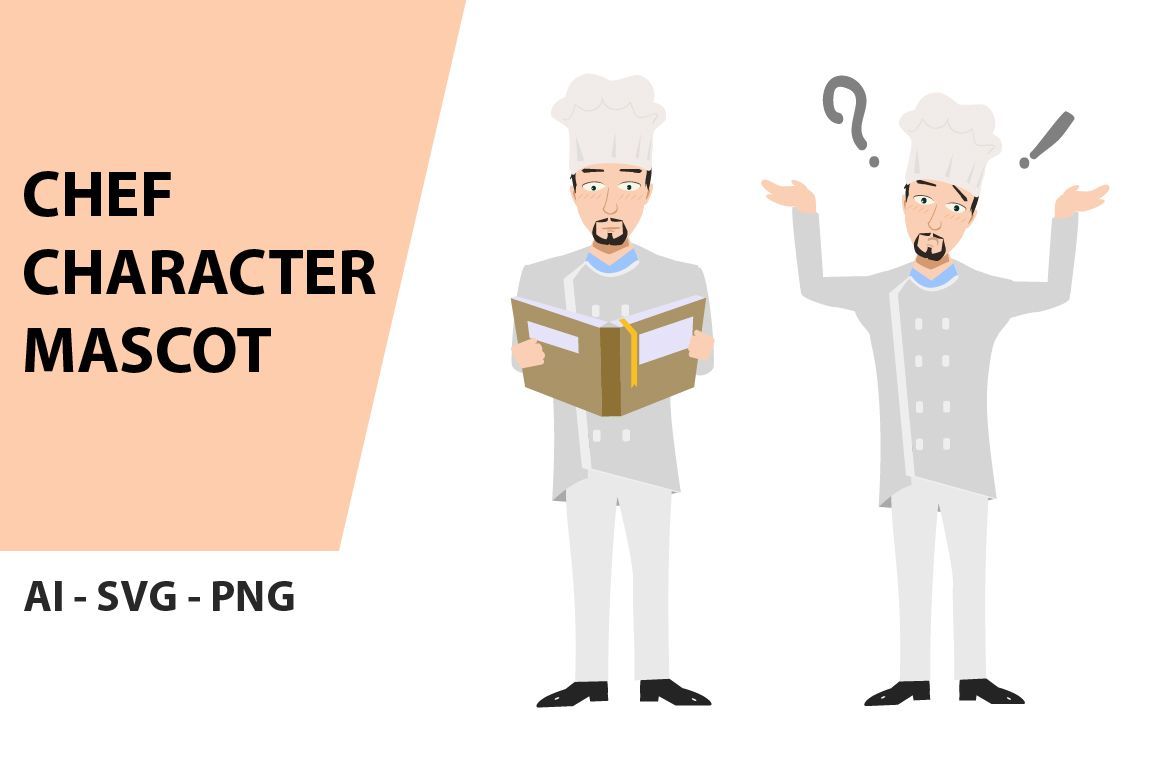Chef Character Vector Vol. 4 | Deeezy