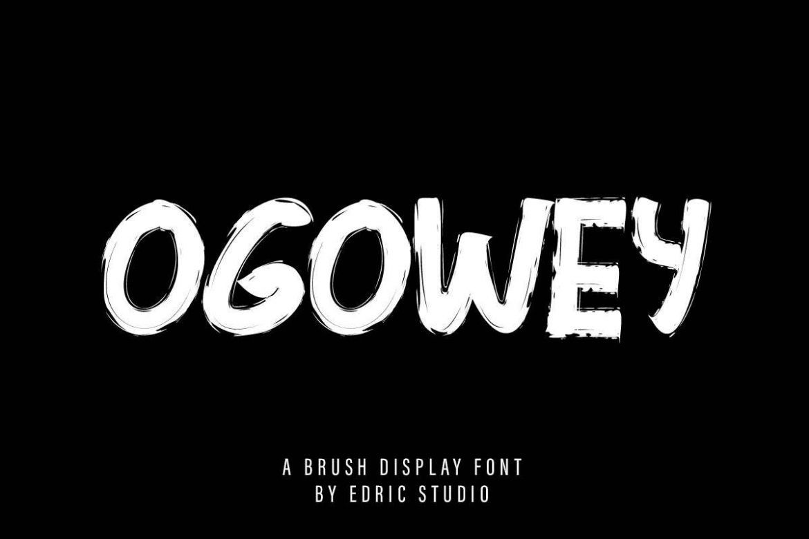 Ogowey Rough Font | Deeezy