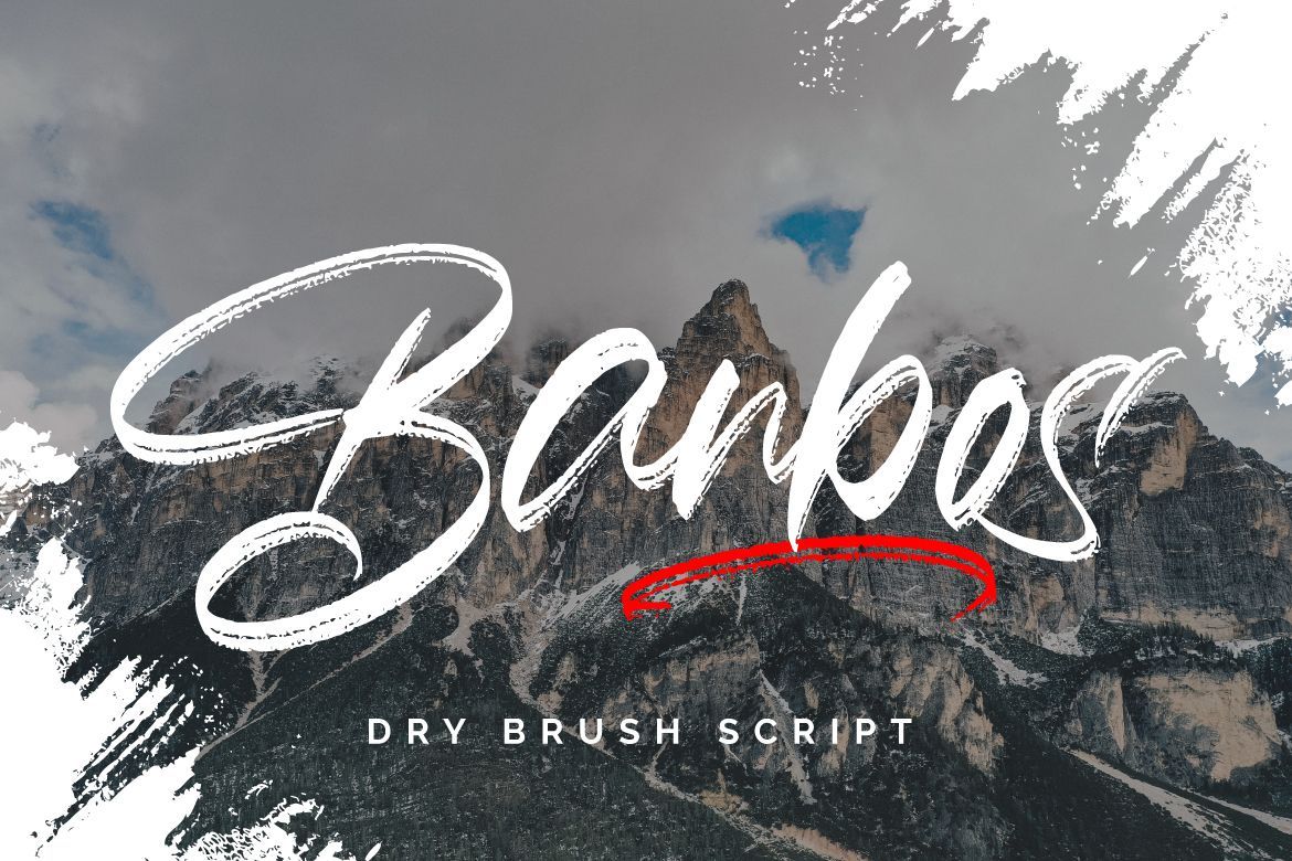 Banbos - Dry Brush Script | Deeezy