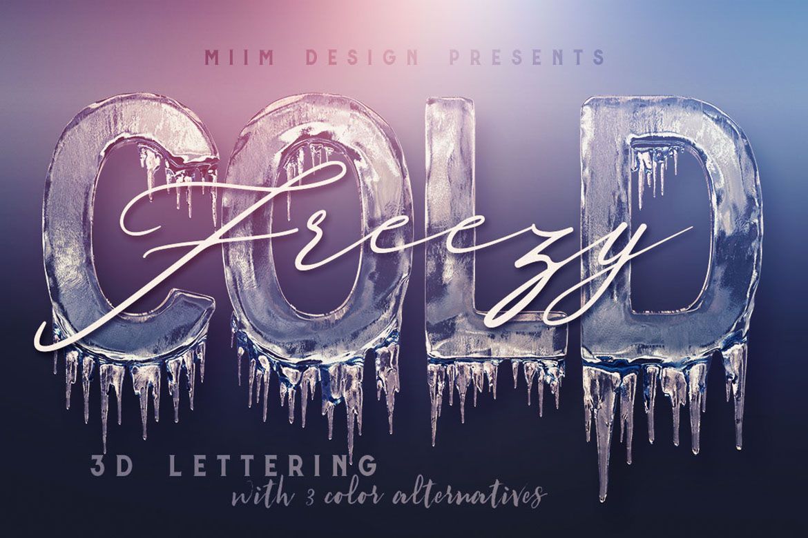 Ice Cold – 3D Lettering | Deeezy