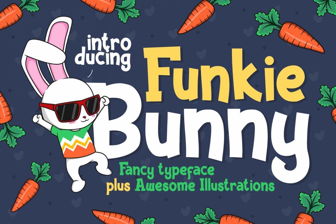 Funky Bunny Display Font | Deeezy