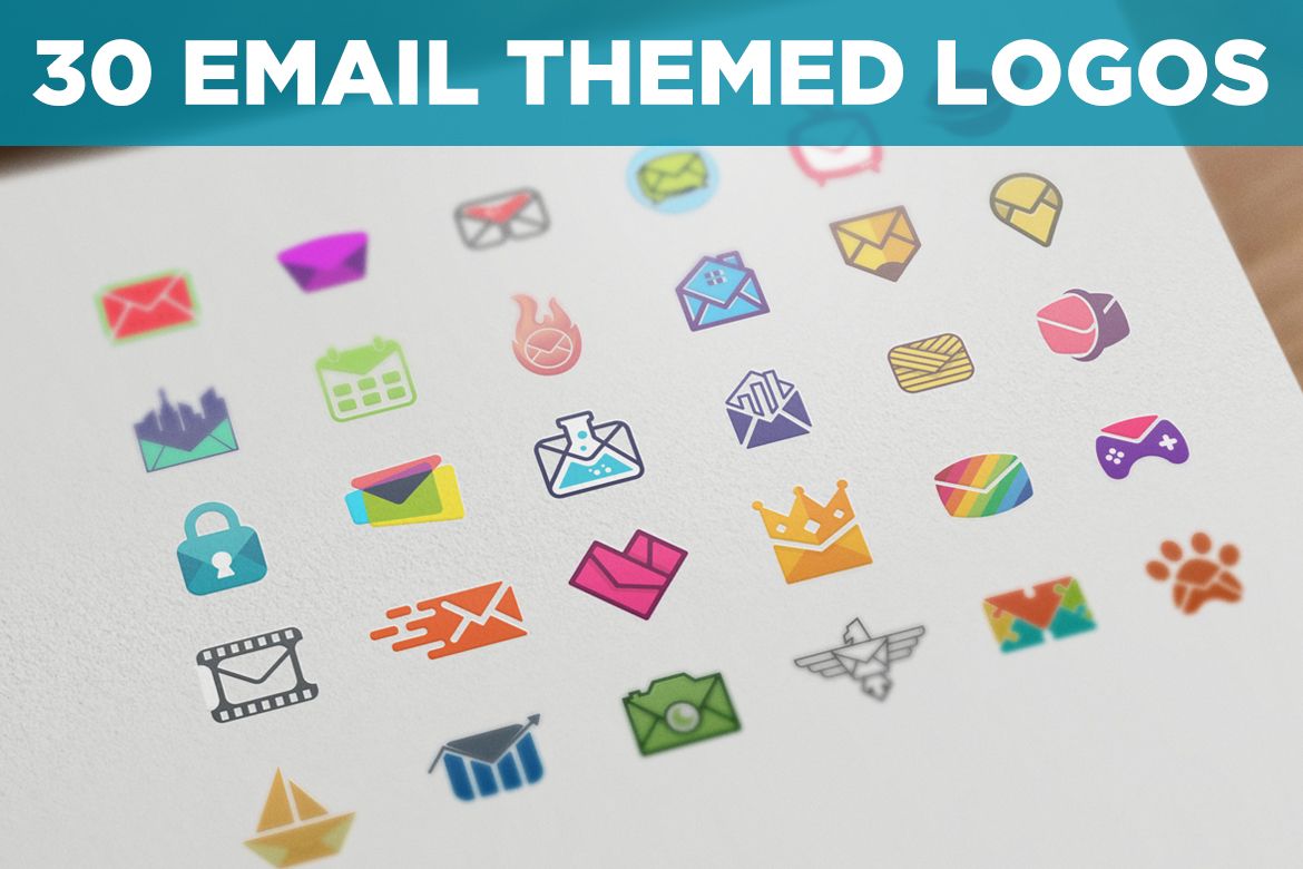 Set of 30 Email Logos | Deeezy