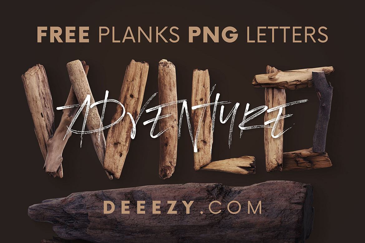 Free Wild Adventure 3D Lettering | Deeezy