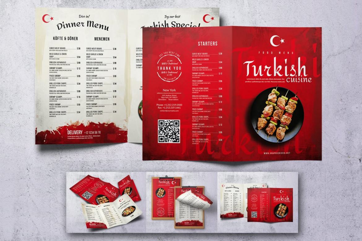 Turkish Food Menu Bundle | Deeezy