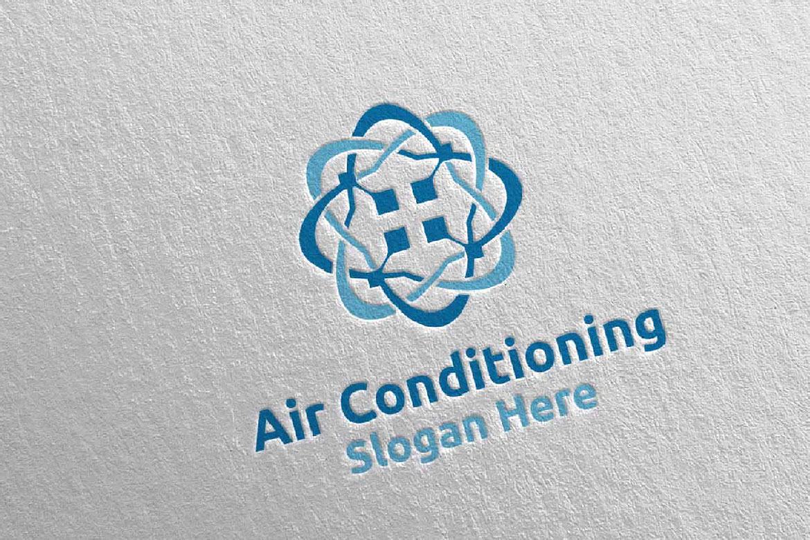 Air Conditioning and Heating Services Logo Design 17 | Deeezy