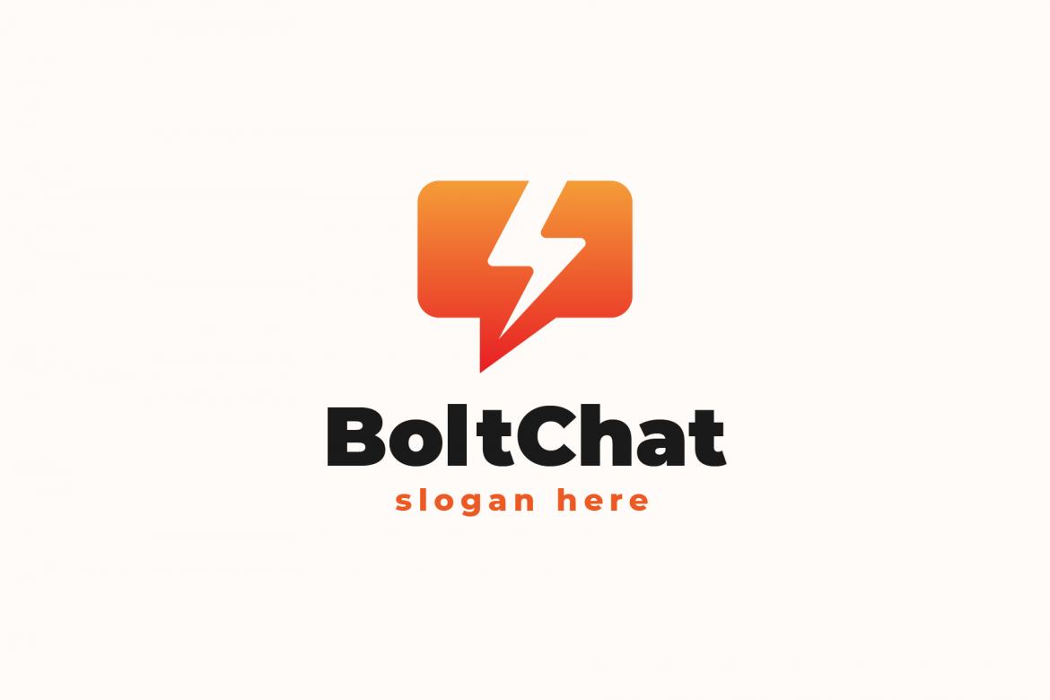 Bolt Chat Logo Template | Deeezy