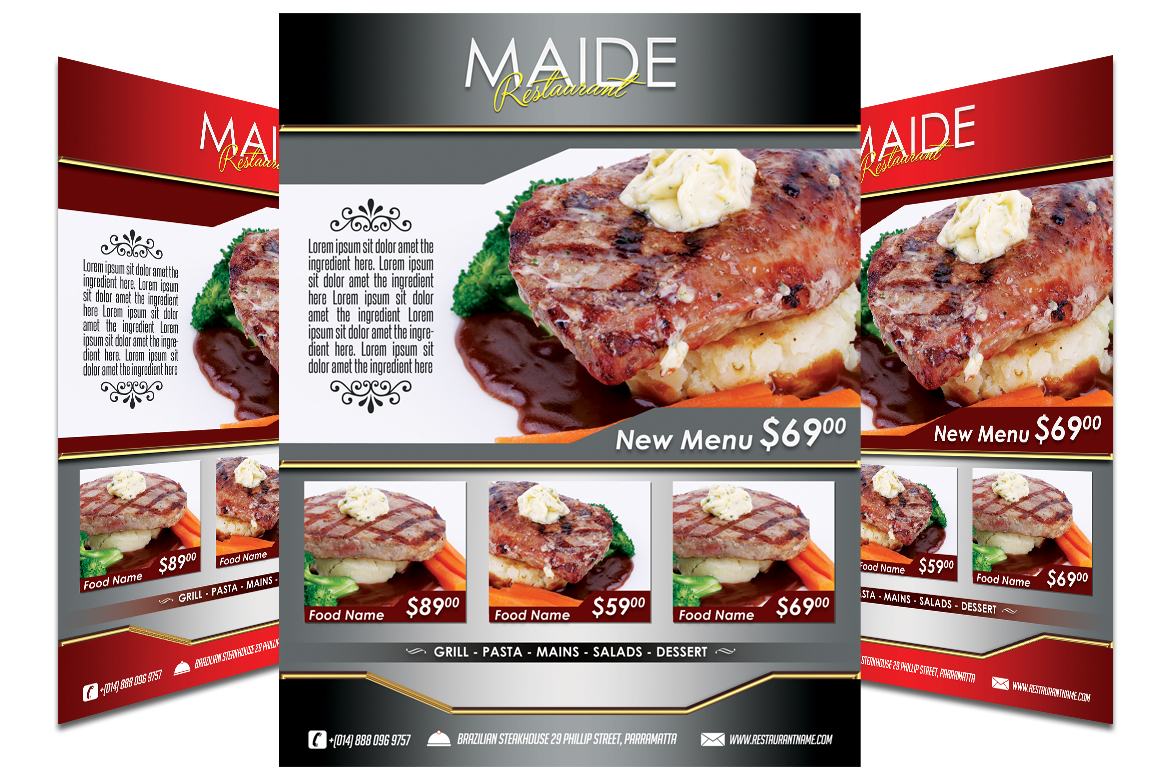 Restaurant Menu #11 | Deeezy