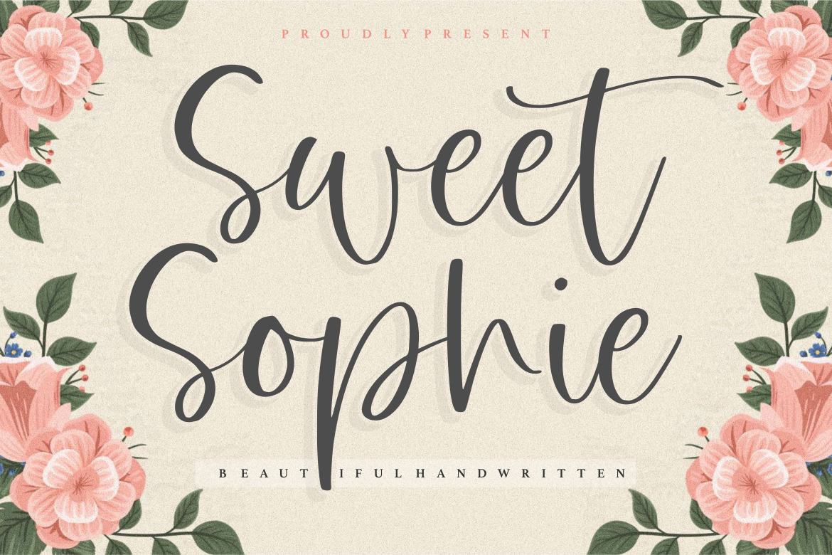 Sweet Sophie Beautiful Handwritten Font | Deeezy