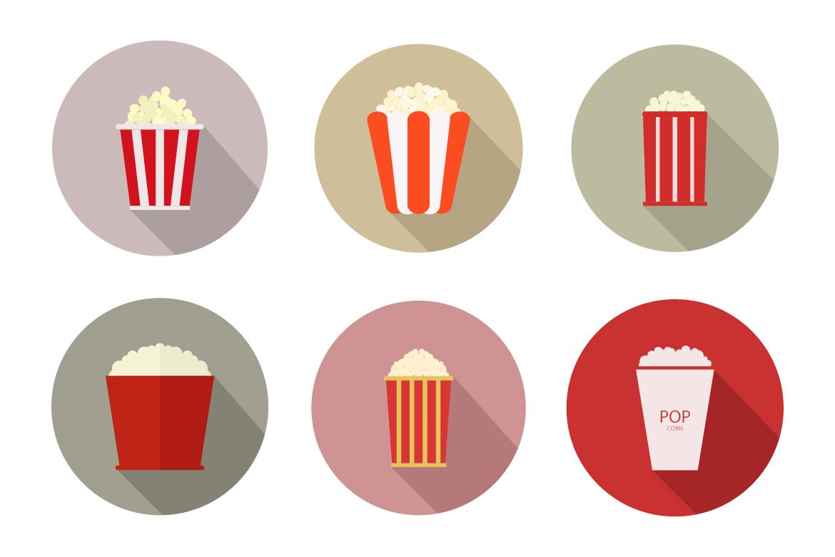 6 Vector Shapes - popcorn | Deeezy