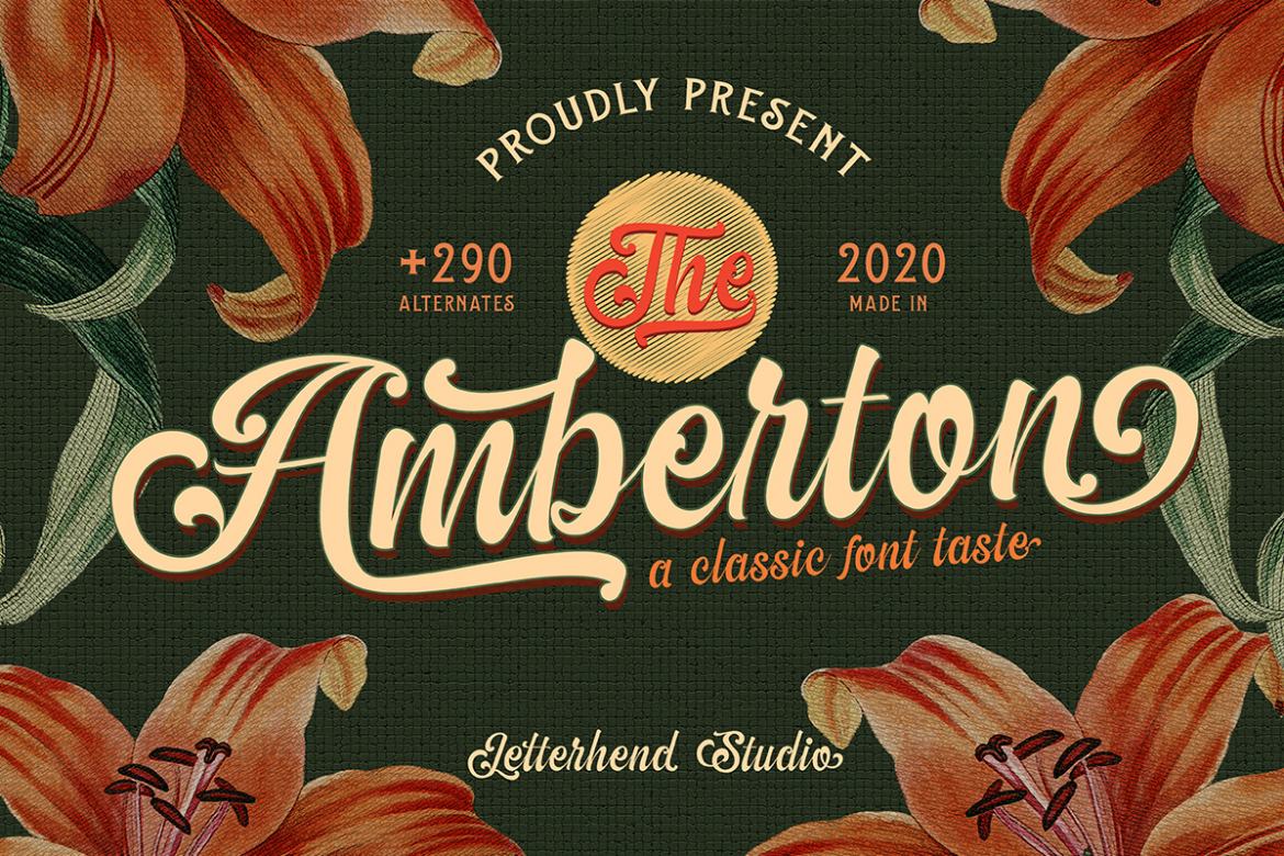 The Amberton - A Classic Script | Deeezy