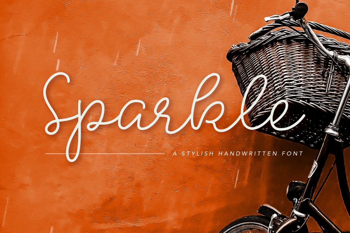 Sparkle Stylish Handwritten Font | Deeezy