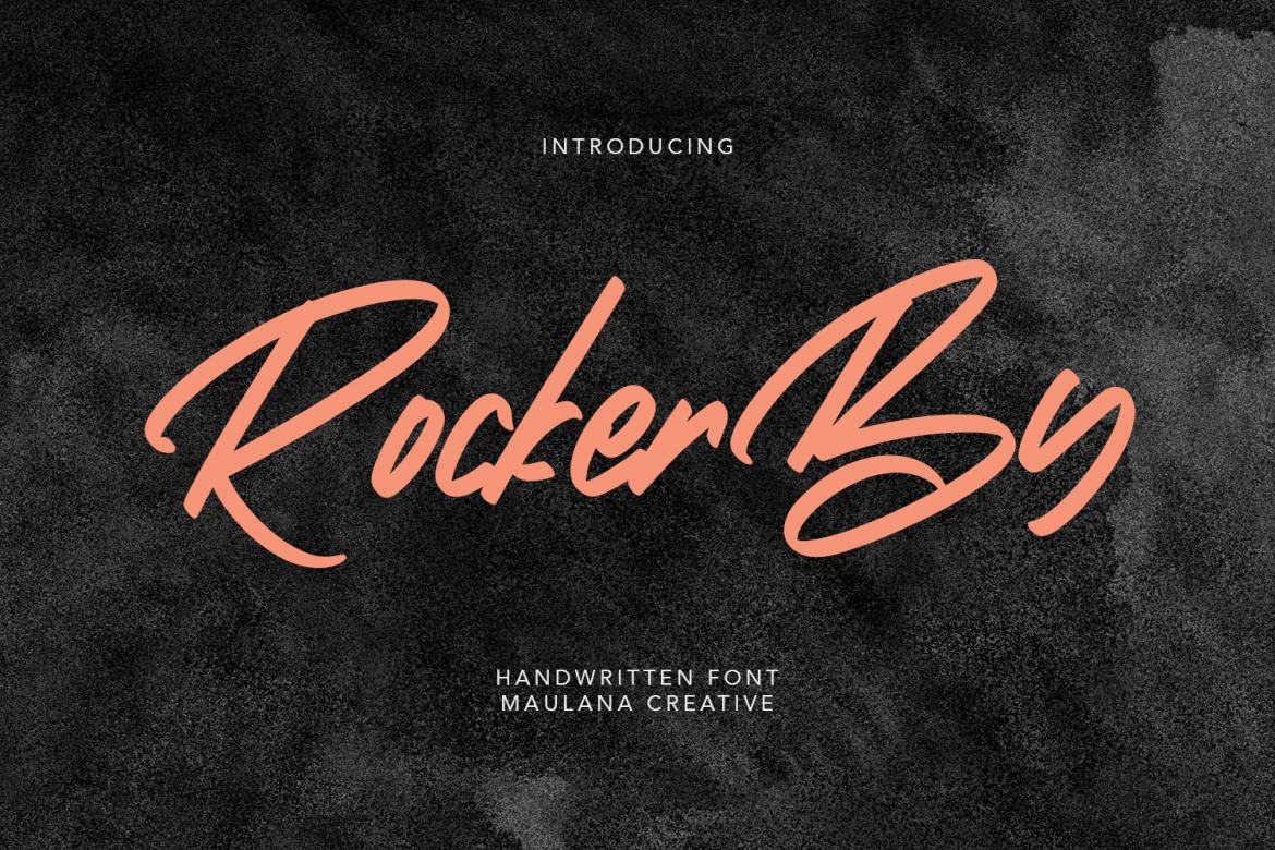 Rockerby Handwritten Modern Font | Deeezy