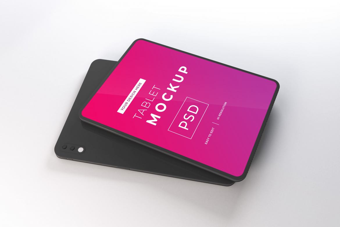 Free Tablet Device Mockup Template | Deeezy