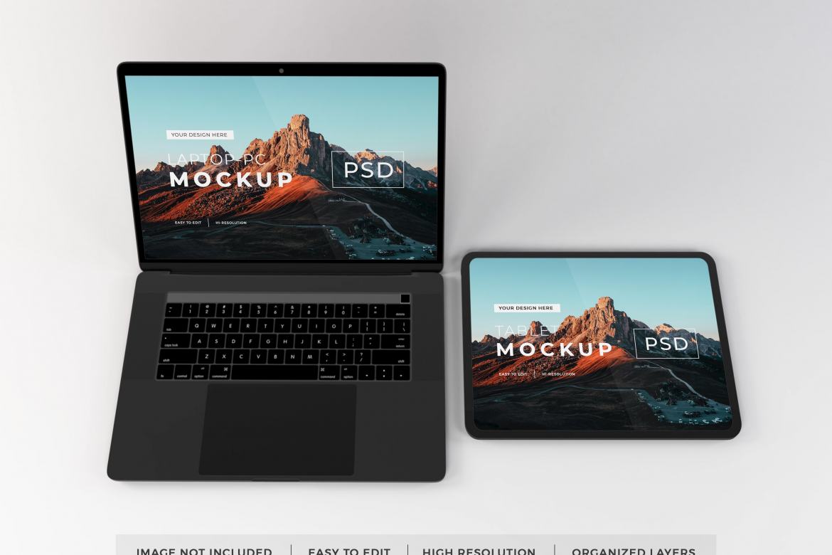 Free Laptop and Tablet Device Mockup | Deeezy