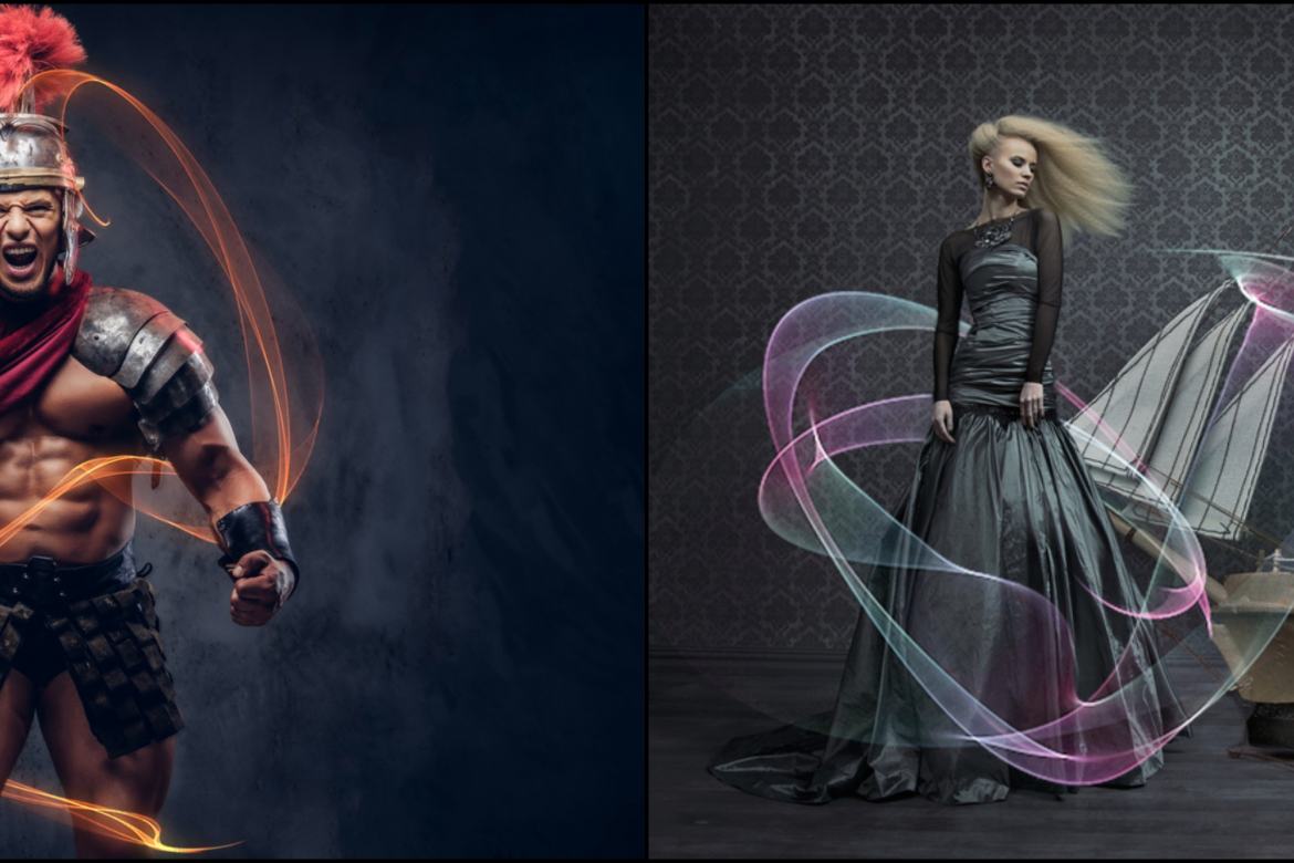 200 Flame Waves Photo Overlays | Deeezy