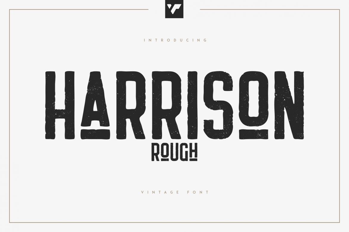 Harrison - Rough Font | Deeezy