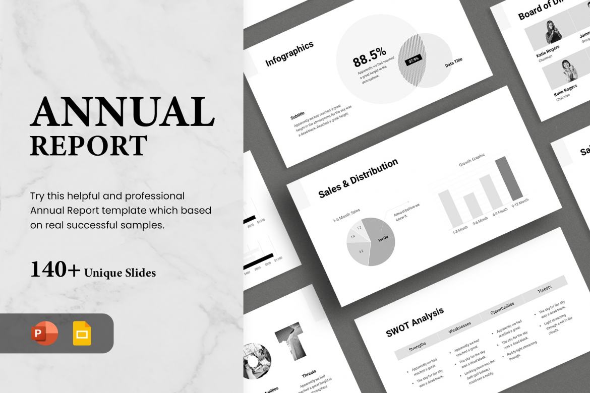 Annual Report - Animated Presentation Bundle | Deeezy