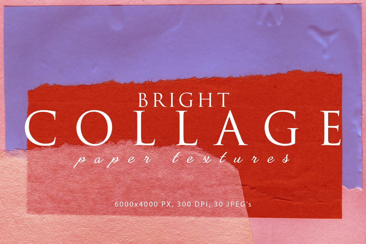 Bright Collage Paper Textures 1 | Deeezy