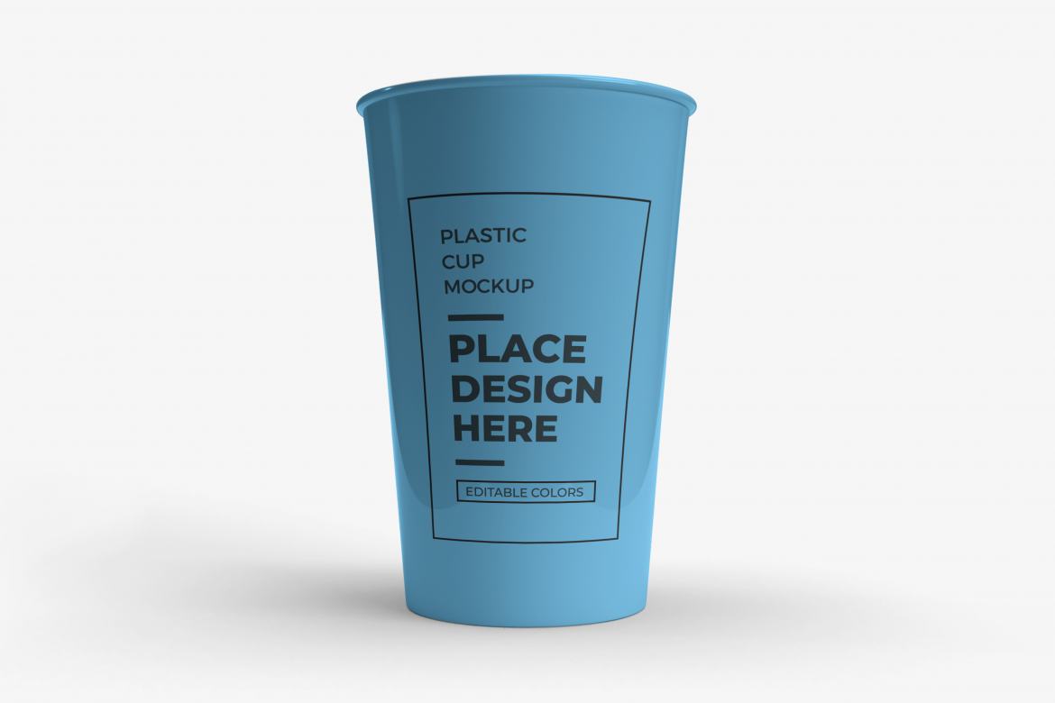 Plastic Cup Packaging Mockup Template | Deeezy