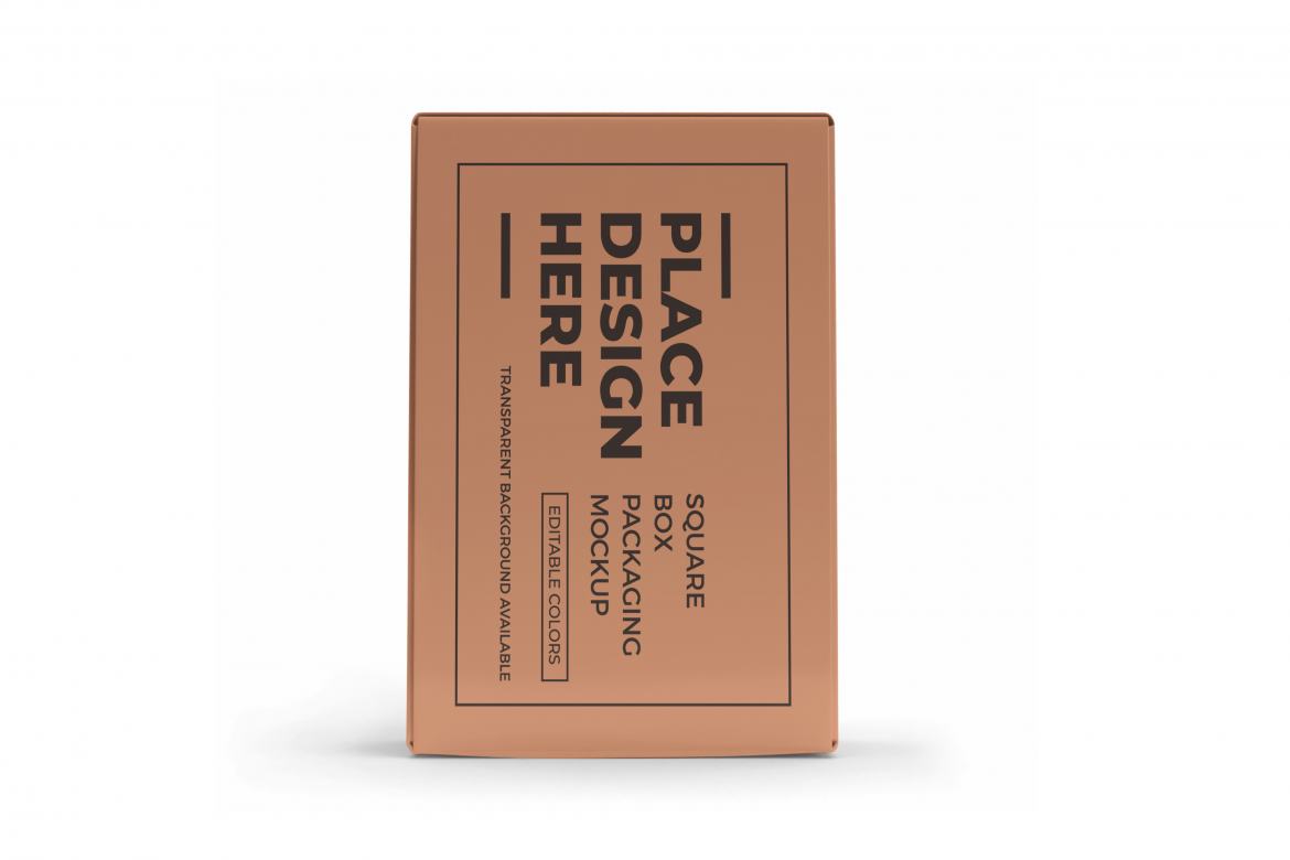 Rectangular Box Packaging Mockup Template | Deeezy