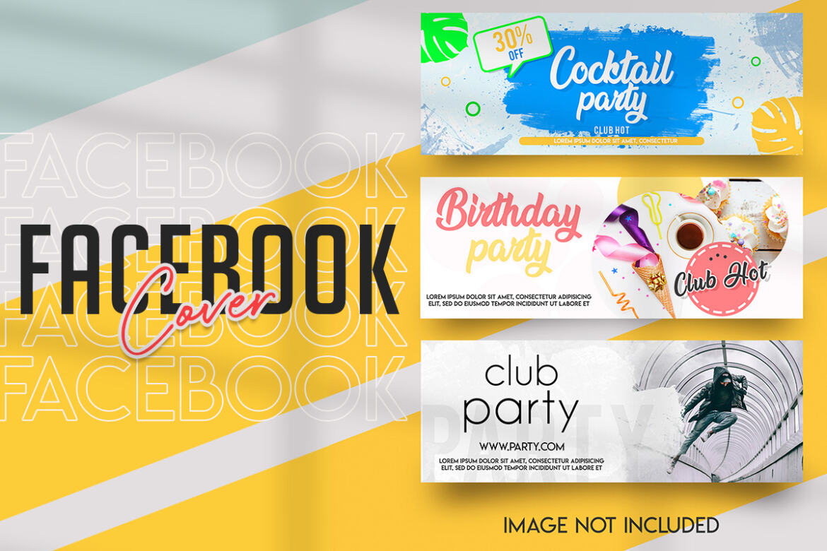 Facebook Banner Template set | Deeezy