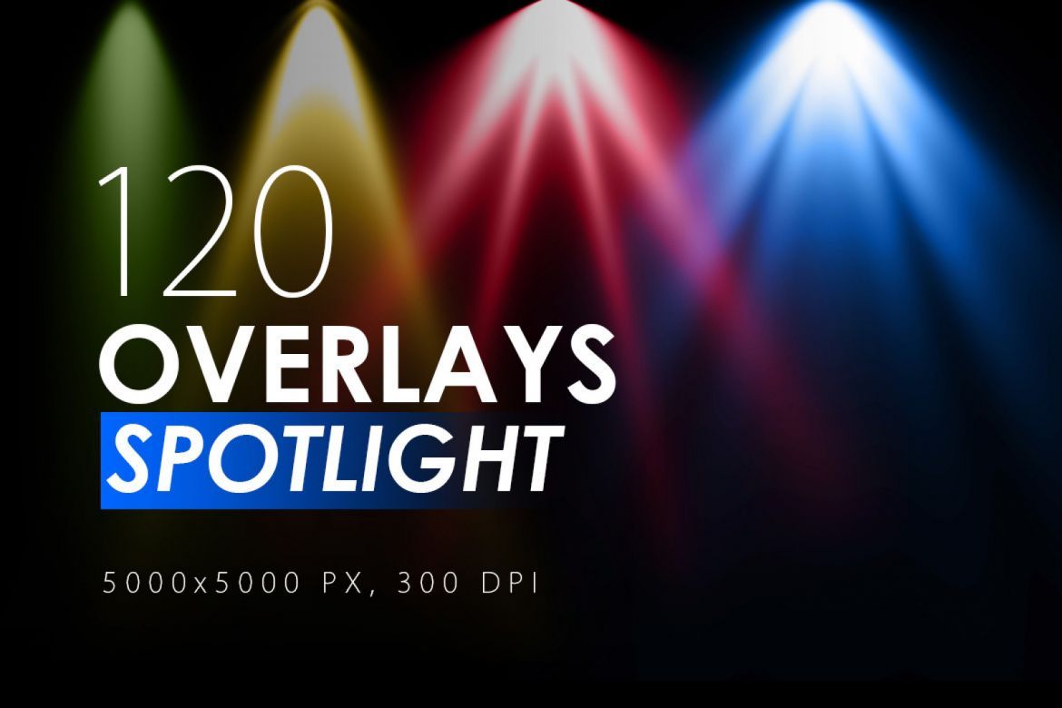 120 Colorful Spotlight Overlays | Deeezy