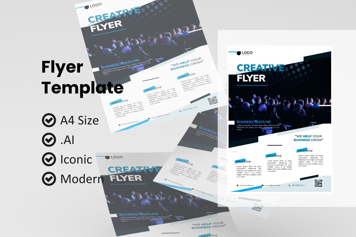 Business theme flyer design template | Deeezy