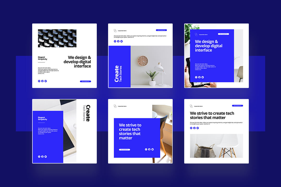 Corporate Instagram Post and Story | Deeezy