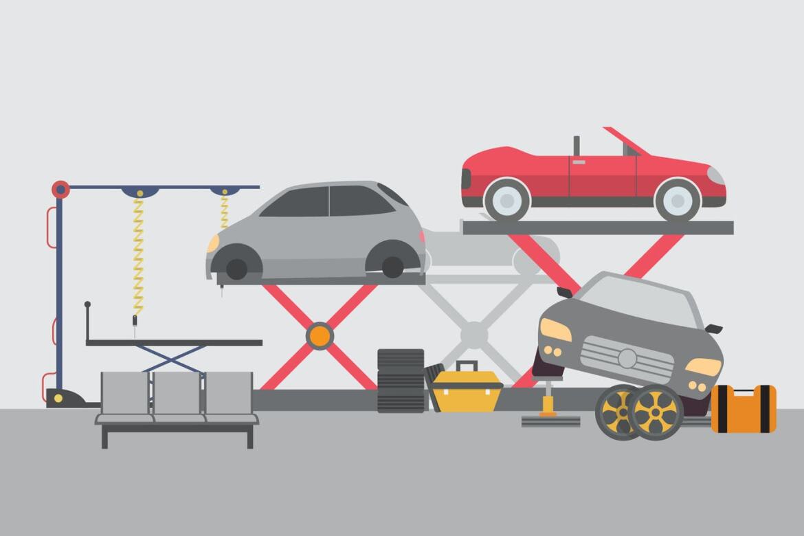 Machine Shop - Illustration Background | Deeezy