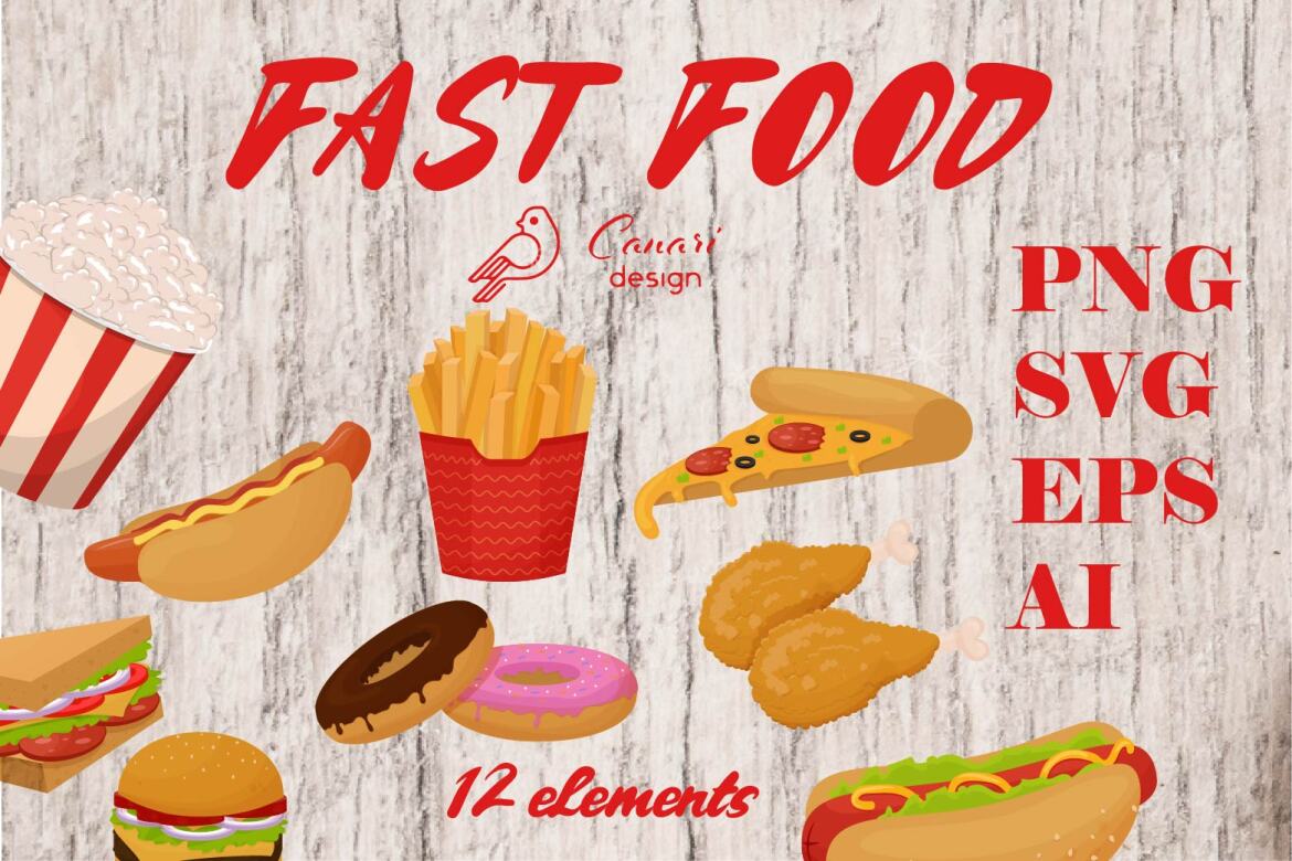 Fast food clip art collection | Deeezy