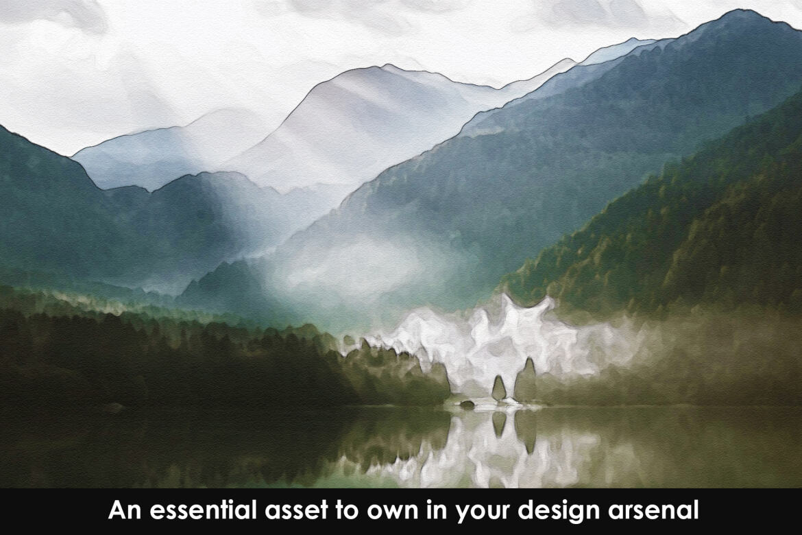 Watercolour Photoshop Action | Deeezy