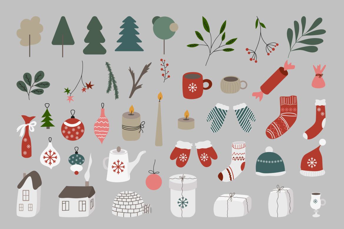 Christmas bundle svg and png clipart | Deeezy