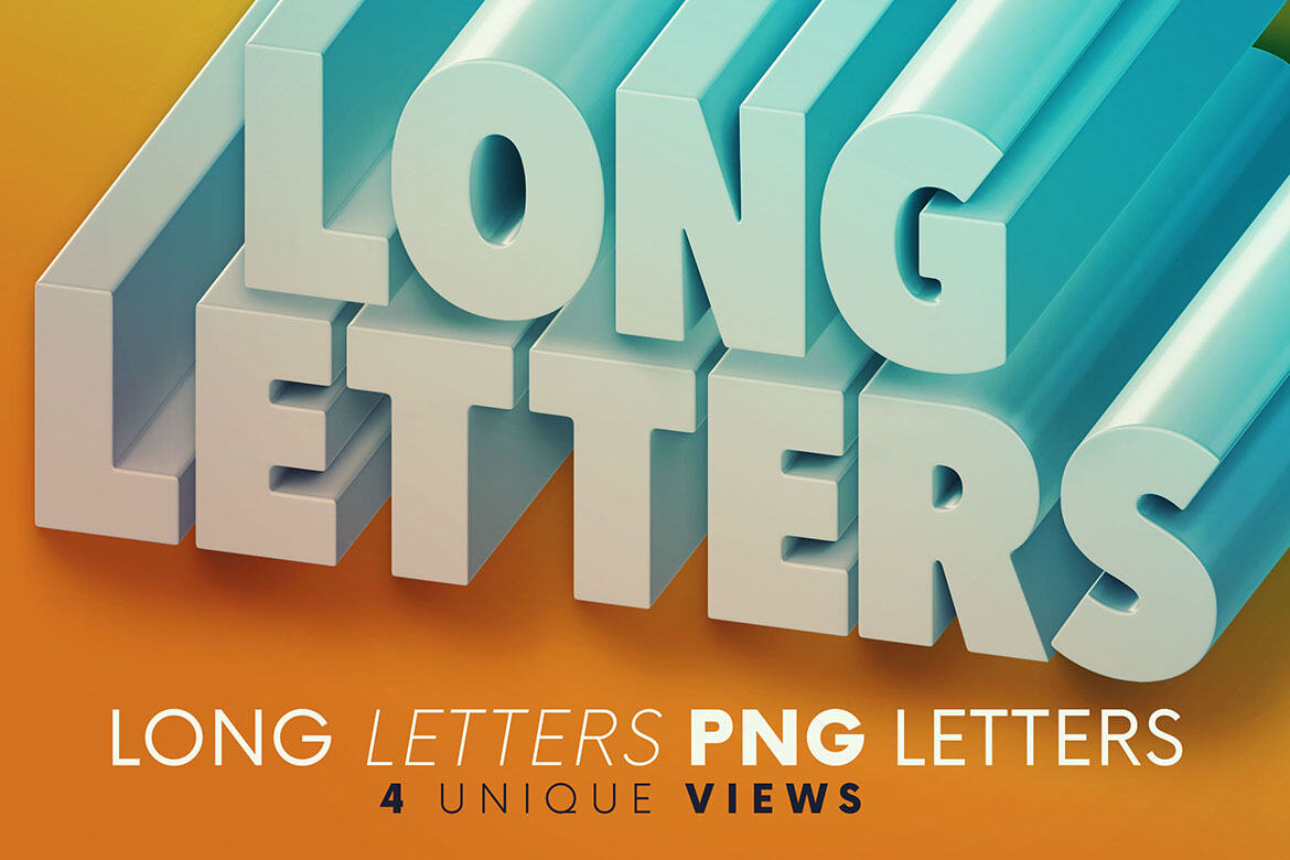 Long Letters - 3D Lettering | Deeezy