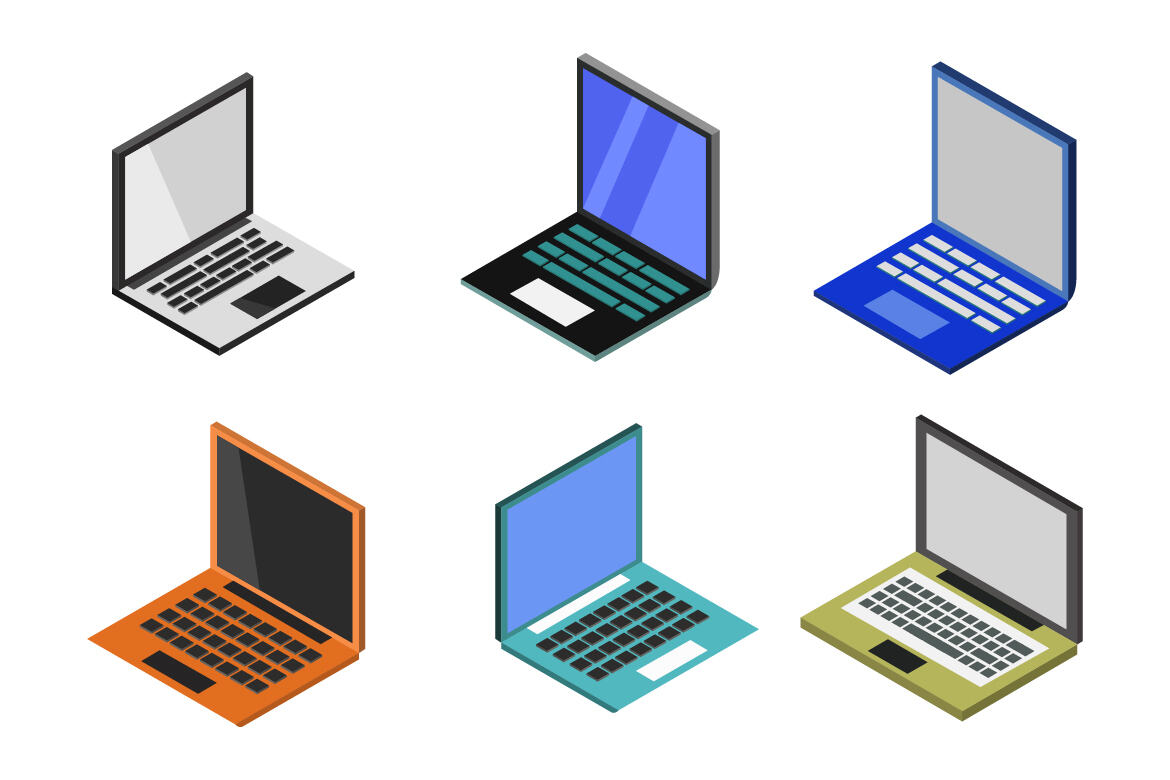 isometric laptop | Deeezy