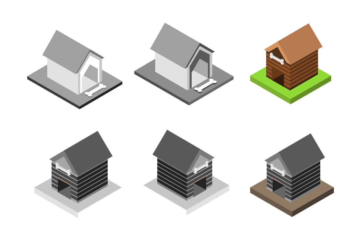 Isometric dog house | Deeezy