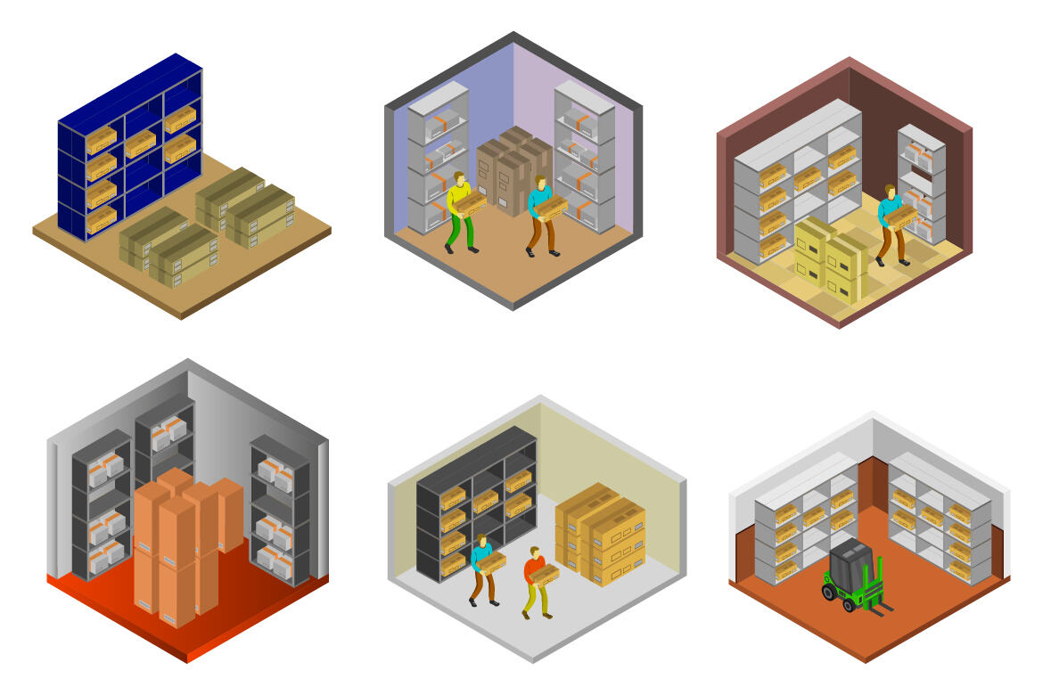 isometric warehouse | Deeezy