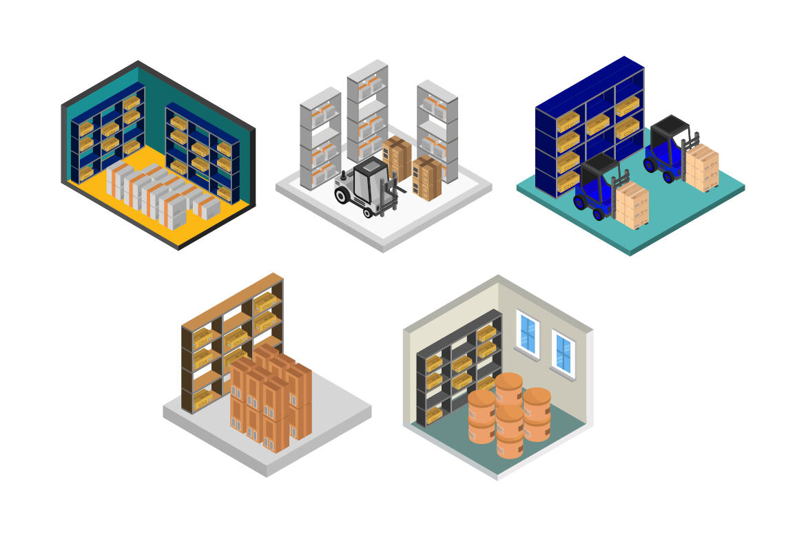 isometric warehouse | Deeezy